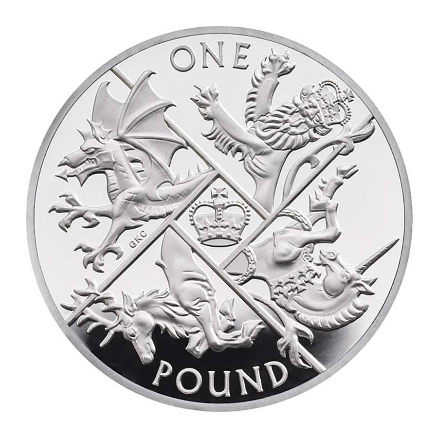 The final ever 'Round Pound' £1 coin is released in proof form with a ...