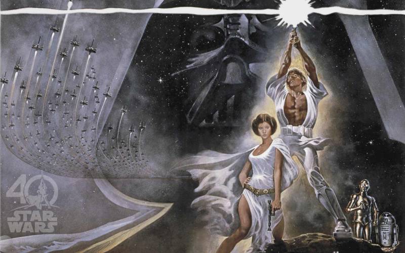 Star Wars 40th anniversary celebrated with new classic movie poster ...