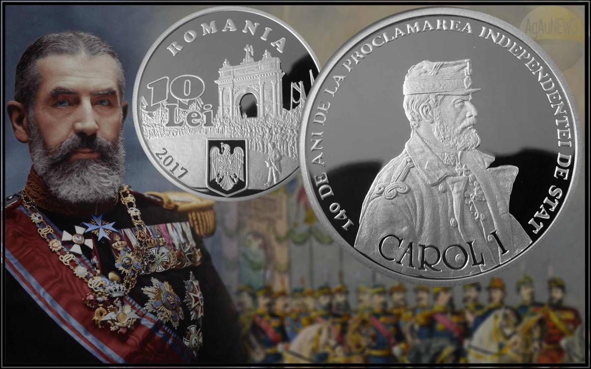 Romania celebrates 140 years of independence with a proof silver coin ...