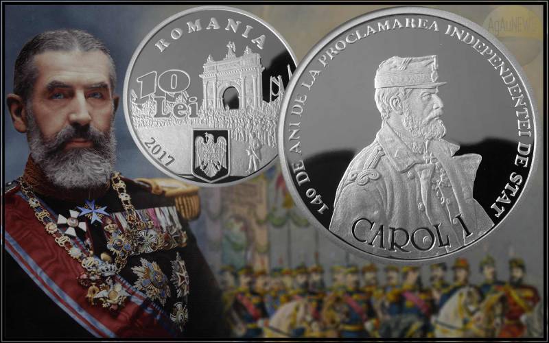 Romania celebrates 140 years of independence with a proof silver coin ...