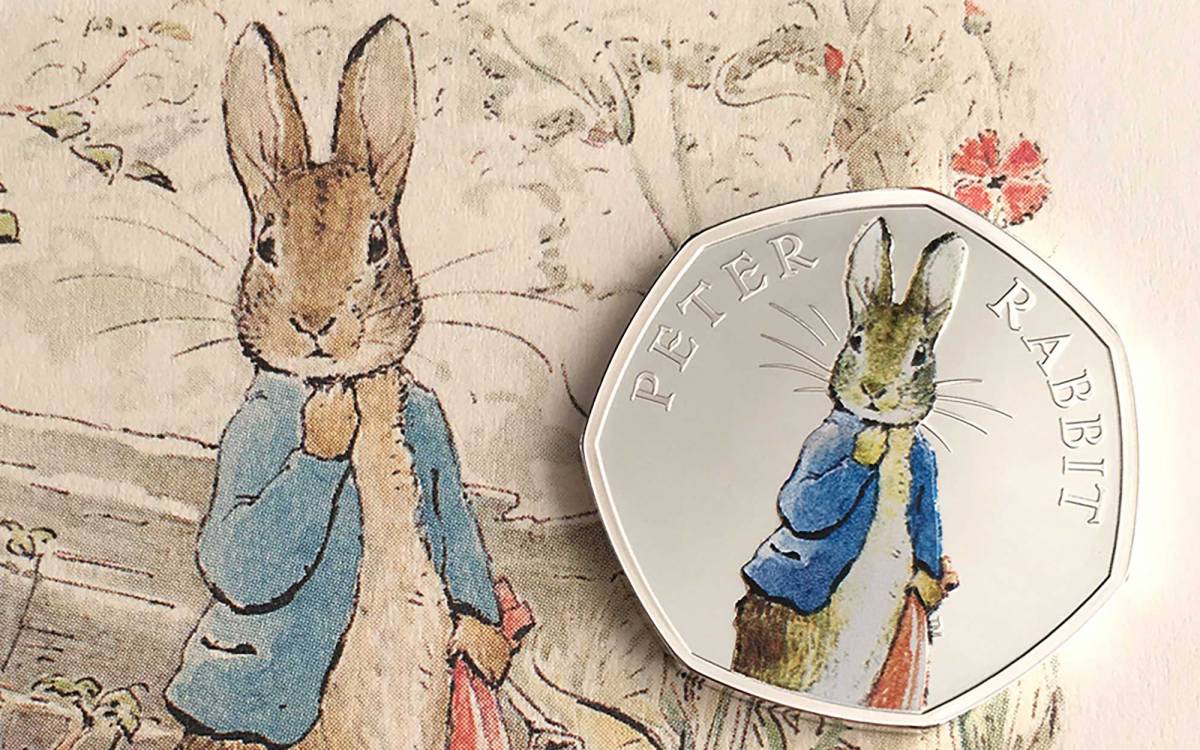 Peter Rabbit is back at the Royal Mint with new coins for the fourth ...