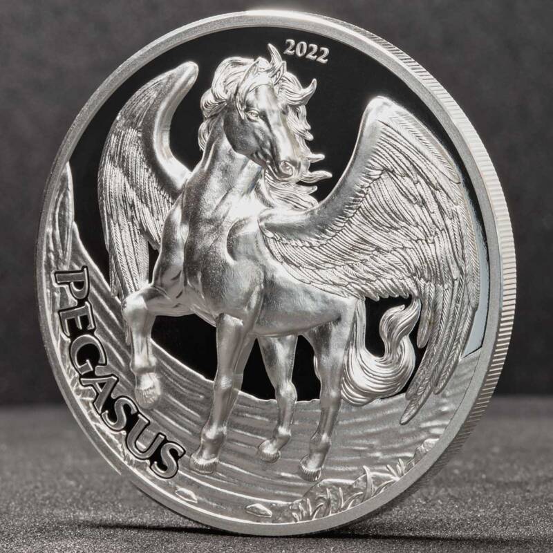 Pegasus joins the Griffin and the Chimera in Numiscollect’s high-relief ...