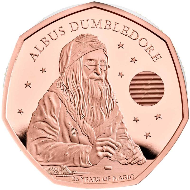 Dumbledore continues the Royal Mint’s celebrations of Harry Potters ...