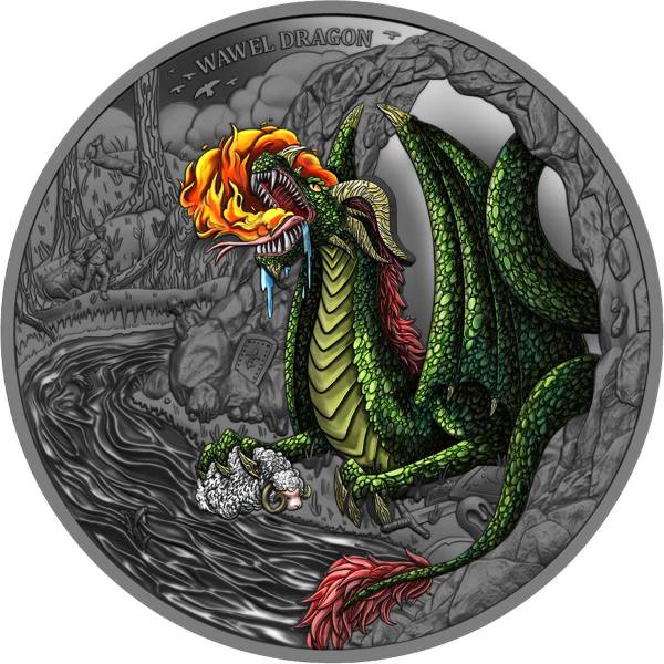 The Royal Kraków Mint celebrates a legend of the Wawel Dragon from the ...