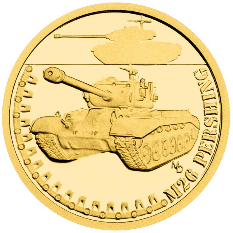 Armoured Vehicles 09: The M26 Pershing gold and silver coins (2024 ...