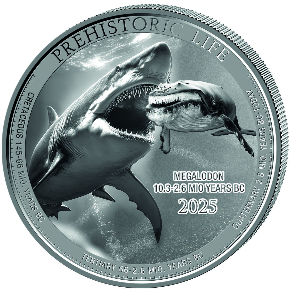 Emporium Hamburg's second series of Prehistoric Life bullion coins ...