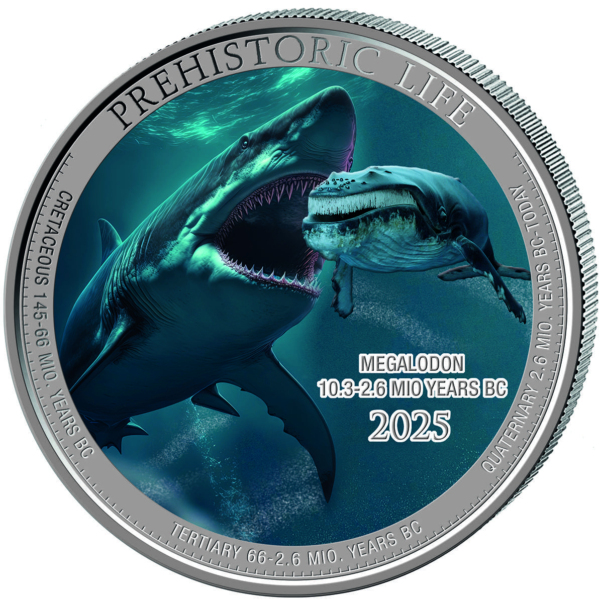 Emporium Hamburg's second series of Prehistoric Life bullion coins ...