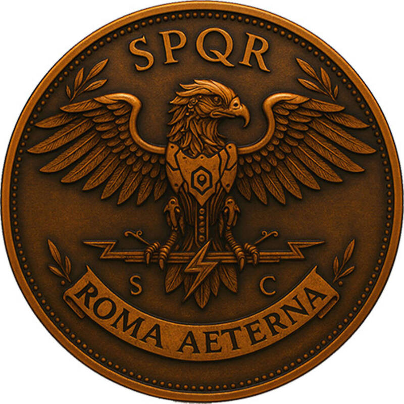 Future in the Past: Romeaeterna Caesar copper round (2025 Hobo Coin ...